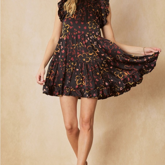 entro | Dresses | Entro Modern Floral Mini Dress | Poshmark